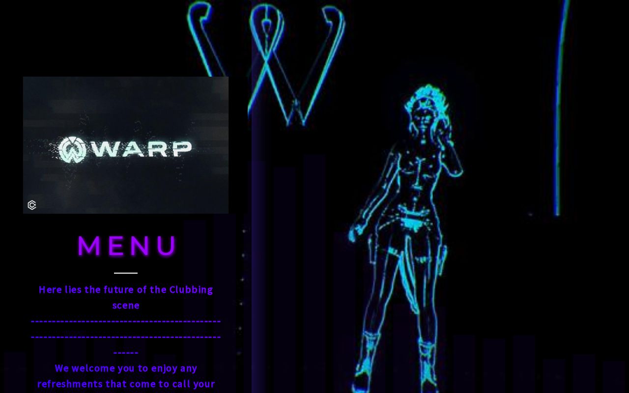 Warp menu